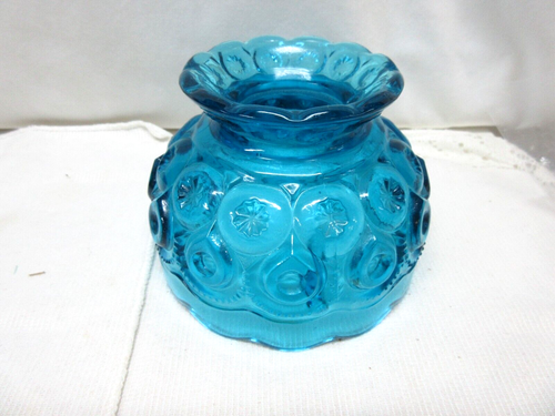 Replacement Shade for Small Bullseye BLUE Pattern Glass Lamp | eBay