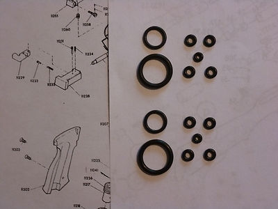 Smith & Wesson 78G 79G Two (2) O-Ring Seal Kits + Exploded View & E-Z ...