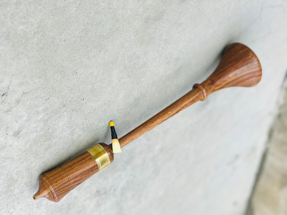 RAUSCHPFEIFE Flute Wooden Medieval Shawm Musical Instrument With Two ...