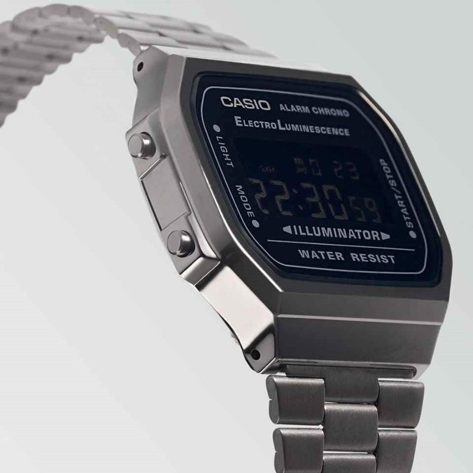 Casio Watch A168WEGG-1BEF Unisex Digital Retro Collection RRP £59.89 ...