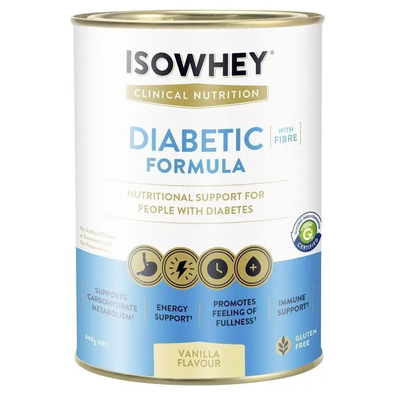 IsoWhey Clinical Nutrition Diabetic Formula Vanilla milk powder 640g ...