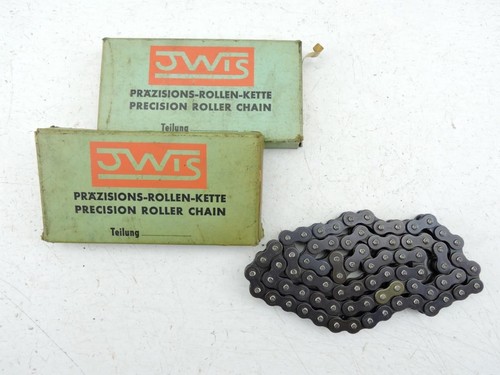 2 NOS JWIS 428 Motorcycle Chains 76L NSU DKW Zundapp Maico Horex ...