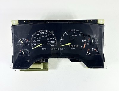 1995-1997 Chevy S10 Blazer Jimmy Speedometer Instrument Cluster 157,007 ...