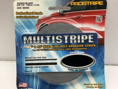 Prostripe R32002 Vinyl Striping Pinstriping Tape 5/16" X 40' Dual Line ...