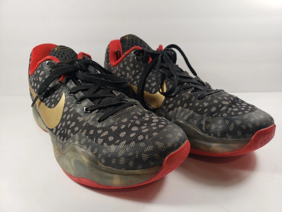 Kobe 8 Red And Gold
