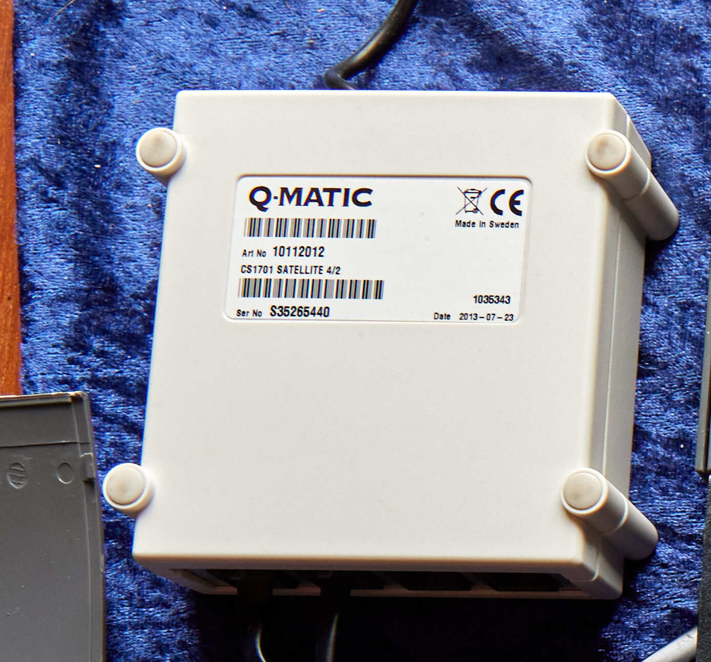 QMATIC switch (CS1701 SATELLITE 4/2) and powersupply for Display | eBay