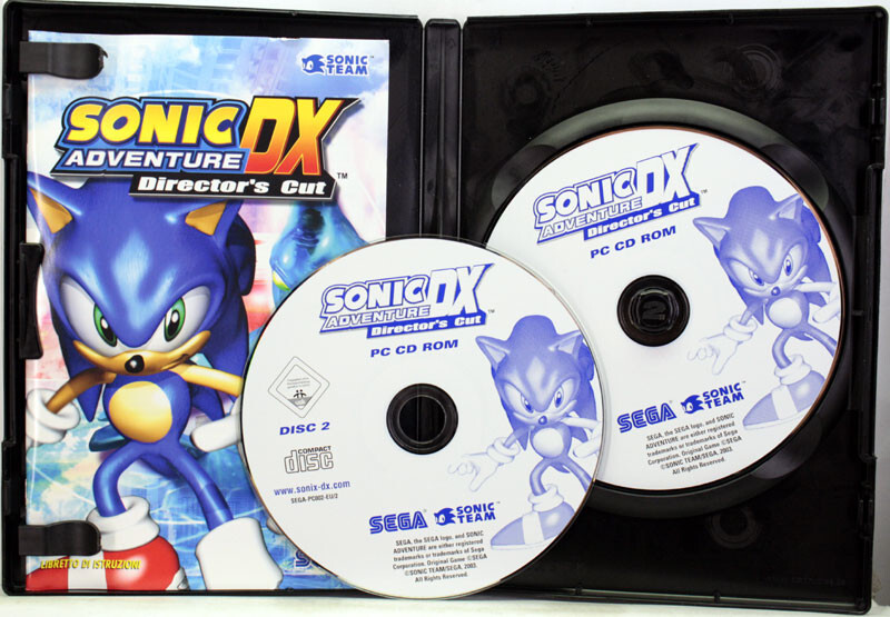 SONIC ADVENTURE DX SEGA PC CD ROM EDIZIONE ITALIANA PRIMA STAMPA x2 ...