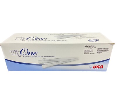 (960) USA TipOne 200uL Yellow Pipette Tip Refill Racks 96x10 1111-0816 ...