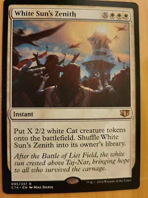 WHITE SUN'S ZENITH Magic the Gathering MTG Commander 2014 C14 white NM ...