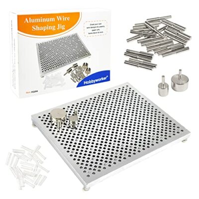 The Wire Bending JigWire Jig Includes 30 Metal pegs for Jewelry Making ...