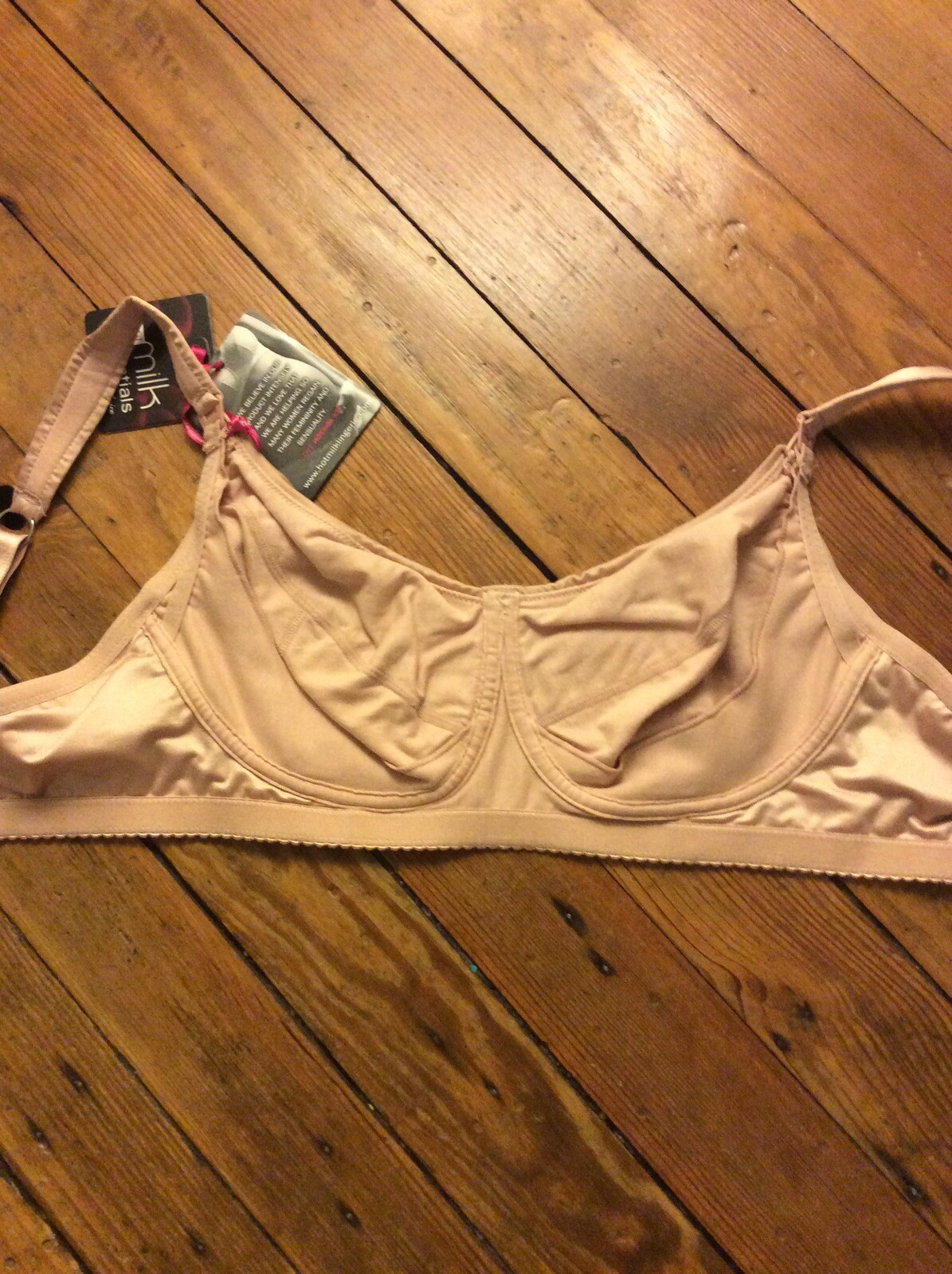 BNWT Hot Milk Radiance Nursing Bra #RA Color Nude Size 34E | eBay