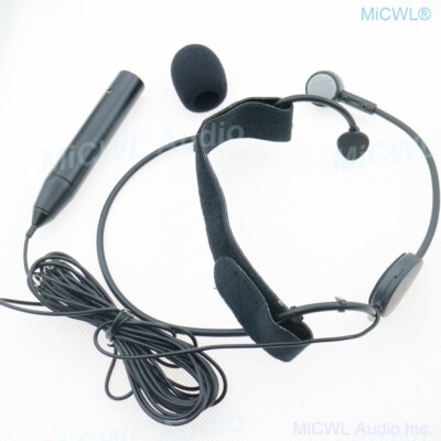 Dynamic Headset Microphone 48V Phantom Power XLR 3 Pin 5m Headwear Mics ...
