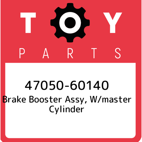 47050-60140 Toyota Brake booster assy, w/master cylinder 4705060140 ...