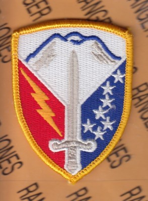 404th Support Brigade 3.25" dress uniform patch m/e B | eBay