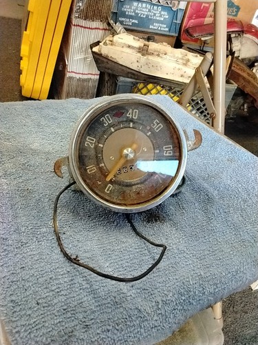 VW Early Split Bus Speedometer 70 MPH clear Needle Tachometer T1 ...