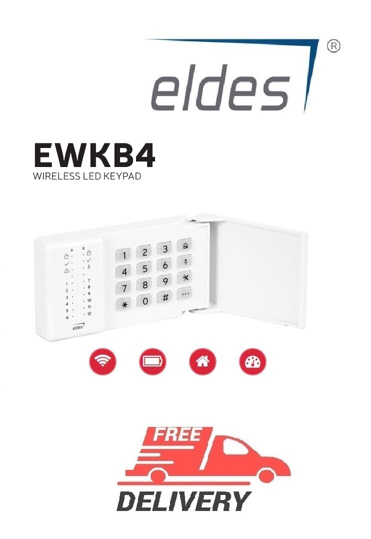 Eldes Wireless Keypad EWKB4 | eBay