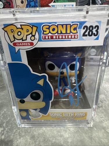 Jason Griffith Signed Sonic The Hedgehog Funko 284 Authentic Autograph ...