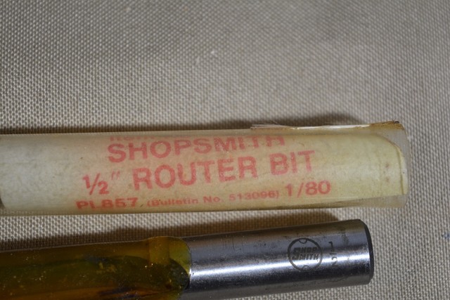Vintage Original Shopsmith Item #505600 1/2" Router Bit PL857 513096 ...