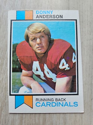 Donny Anderson card #485 Topps Football 1973 St. Louis Cardinals | eBay