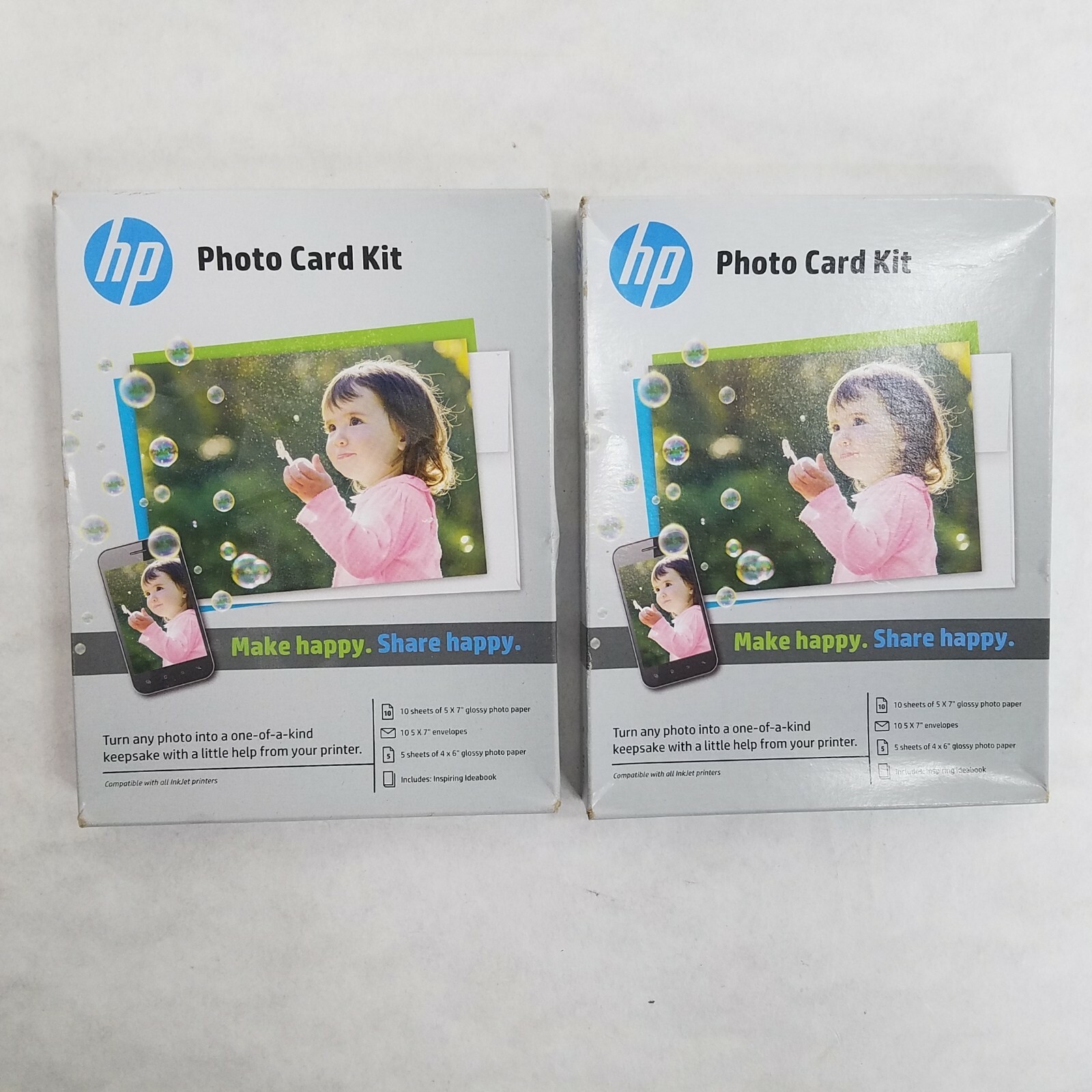 HP Photo Card Packs SF791A - 10(5x7) + 5(4x6) Glossy Photo Paper +10 ...