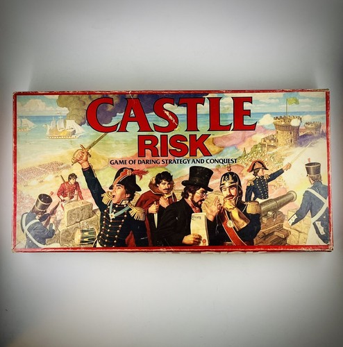 CASTLE RISK Board Game of Strategy and Conquest 1986 VTG Parker Bros ...