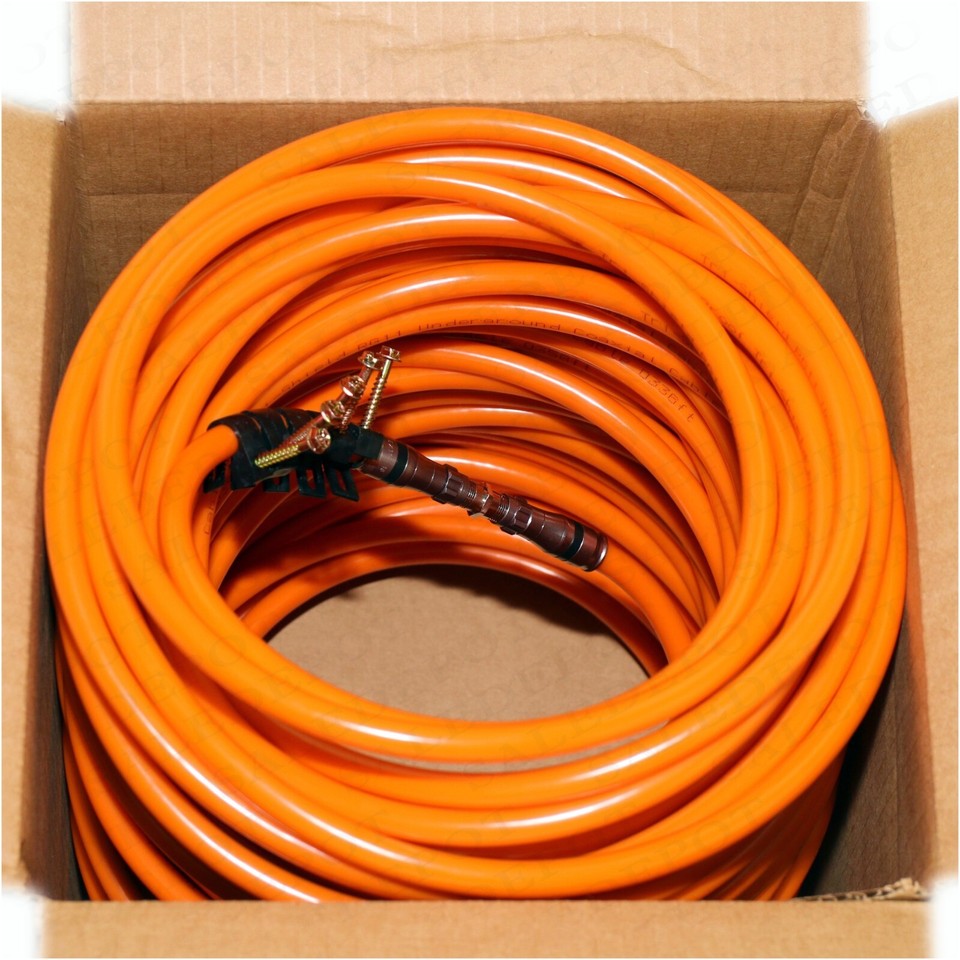 300 FT RG11 COAXIAL UNDERGROUND CABLE DROP INDOOR/OUTDOOR w Gel COAX RG ...