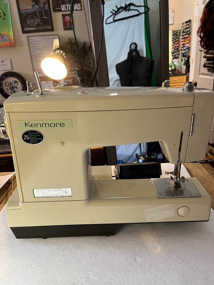 Kenmore Sewing Machine 158.15511 Vintage 158 WORKS/SERVICED - SEE NOTE ...