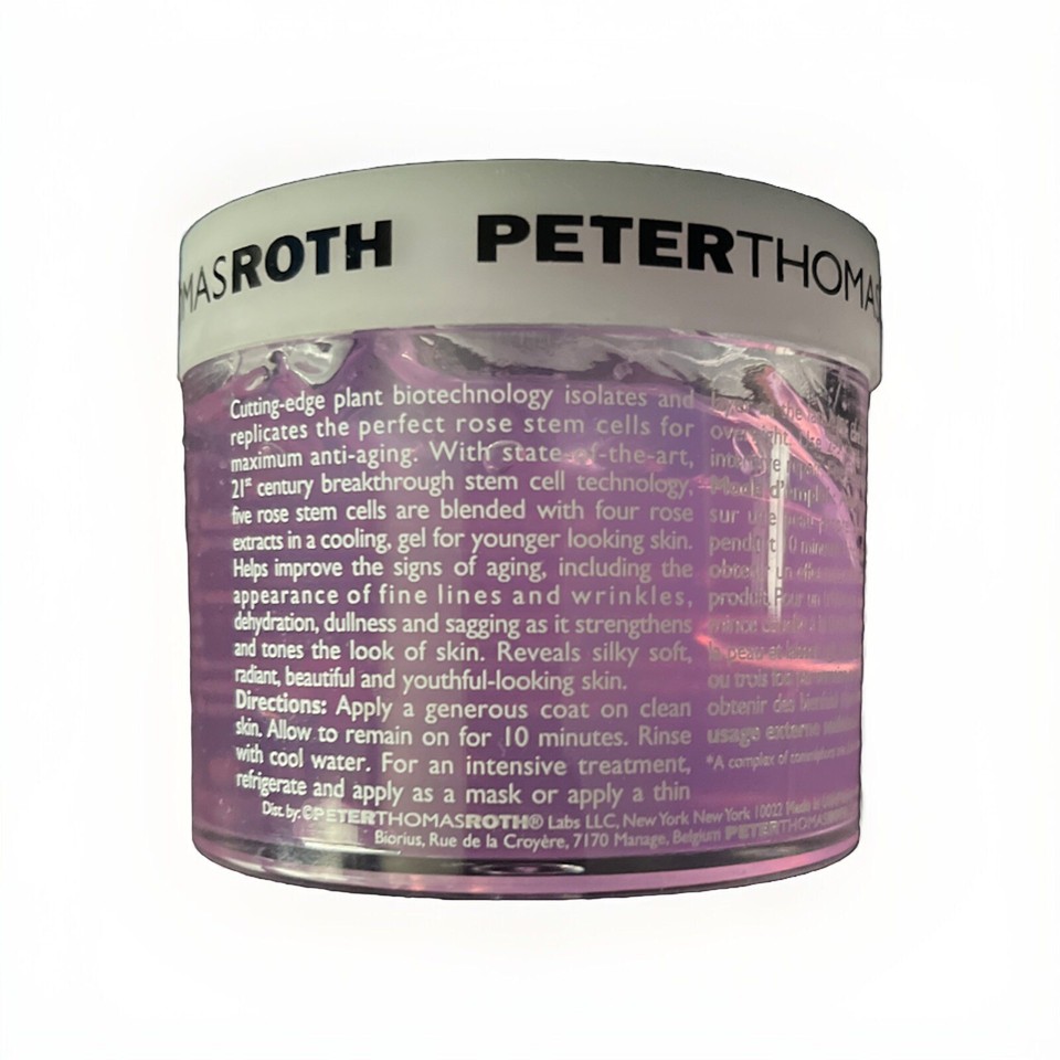 PETER THOMAS ROTH ROSE STEM CELL BIO-REPAIR GEL MASK 5oz 150ml Used A ...