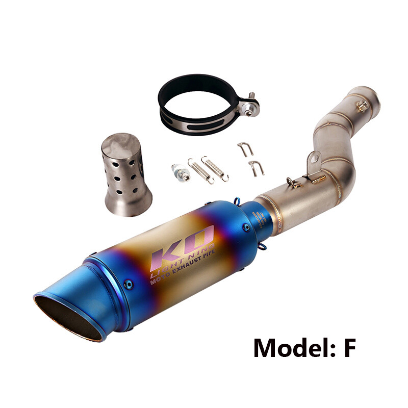 YZF-R1 Motorcycle Exhaust System Tip Muffler Mid Link Pipe For Yamaha ...