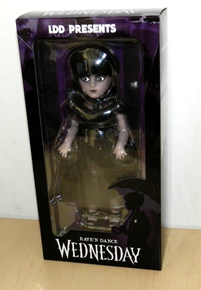LIVING DEAD DOLLS WEDNESDAY DANCE RAVE NEW SEALED LDD FIGURE 10" ADDAMS ...