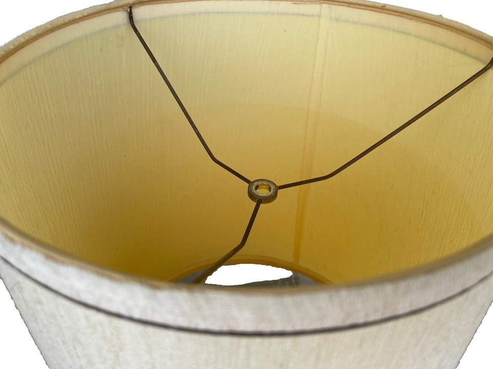 Vintage DRUM Style Lamp Shade Mid Century Hollywood Regency TALL BEAUTY ...