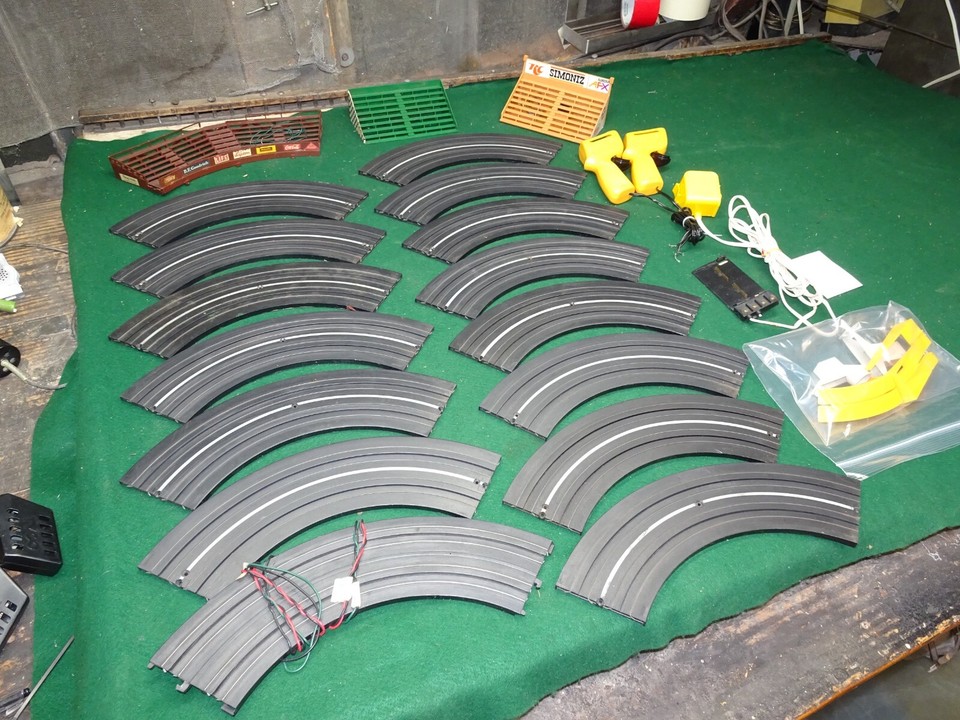 Vintage 1960s Aurora Model Motoring HO Slot Car Track Lot T-Jet AFX | eBay