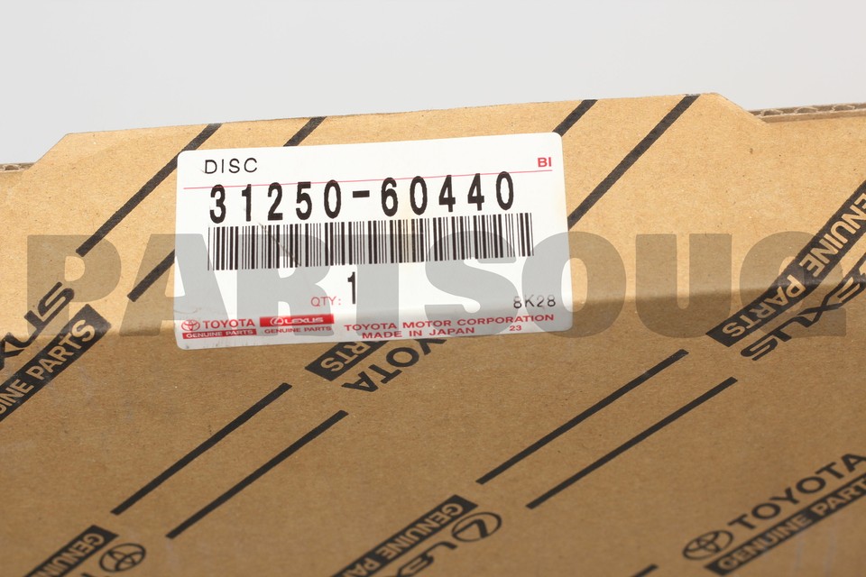 3125060440 Genuine Toyota DISC ASSY, CLUTCH 31250-60440 | eBay