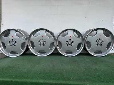 MERCEDES BENZ W140 AMG MONOBLOCK 19" STAGGER GENUINE FACTORY OEM WHEELS ...