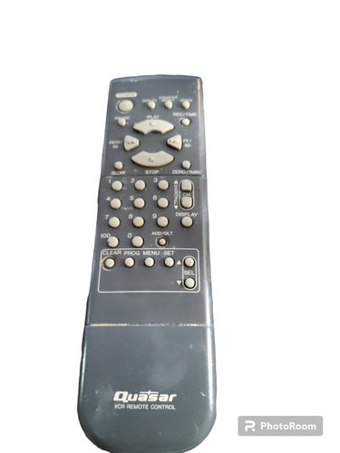 Original Quasar VSQS1400 VCR Remote Control *No Battery Cover* | eBay
