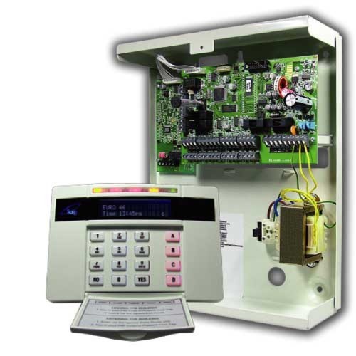 PYRONIX EURO-46S CONTROL PANEL, 10 - 46 ZONES, POWER SUPPLY & LCD ...