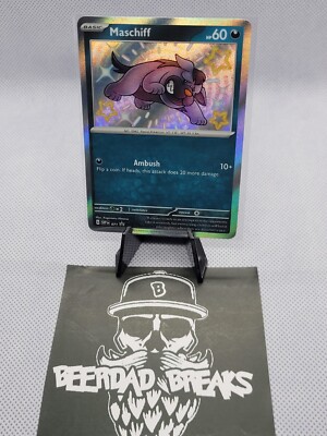 Maschiff 071 Black Star Promo Holo Scarlet & Violet: Paldean Fates ...