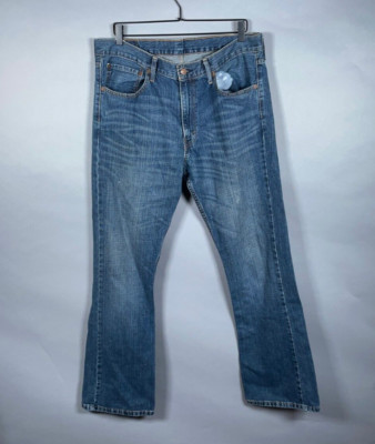 Levi's 527 Low Rise Bootcut Jeans Men's 36 x 31 (36/34 Tag) Blue Paint ...