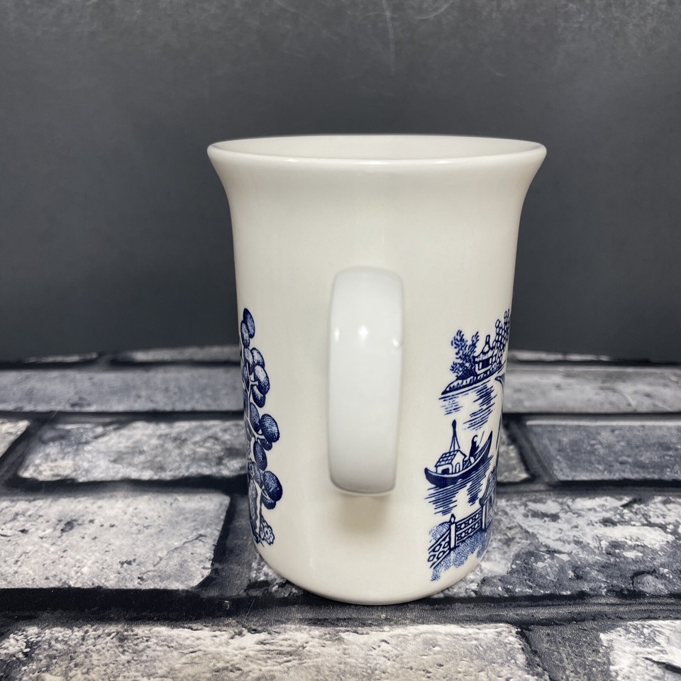 Blue Willow Churchill Ceramic Mug Made in England Vintage Coffee Tea ...