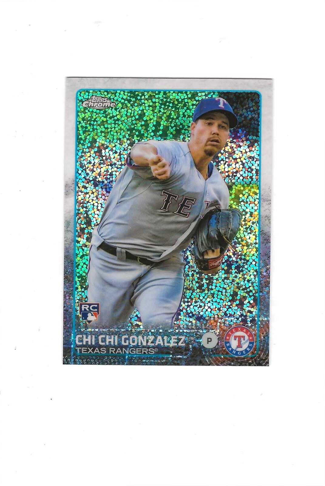 2015 Topps Chrome Update #US102 Chi Chi Gonzalez RC Rookie Sparkle ...