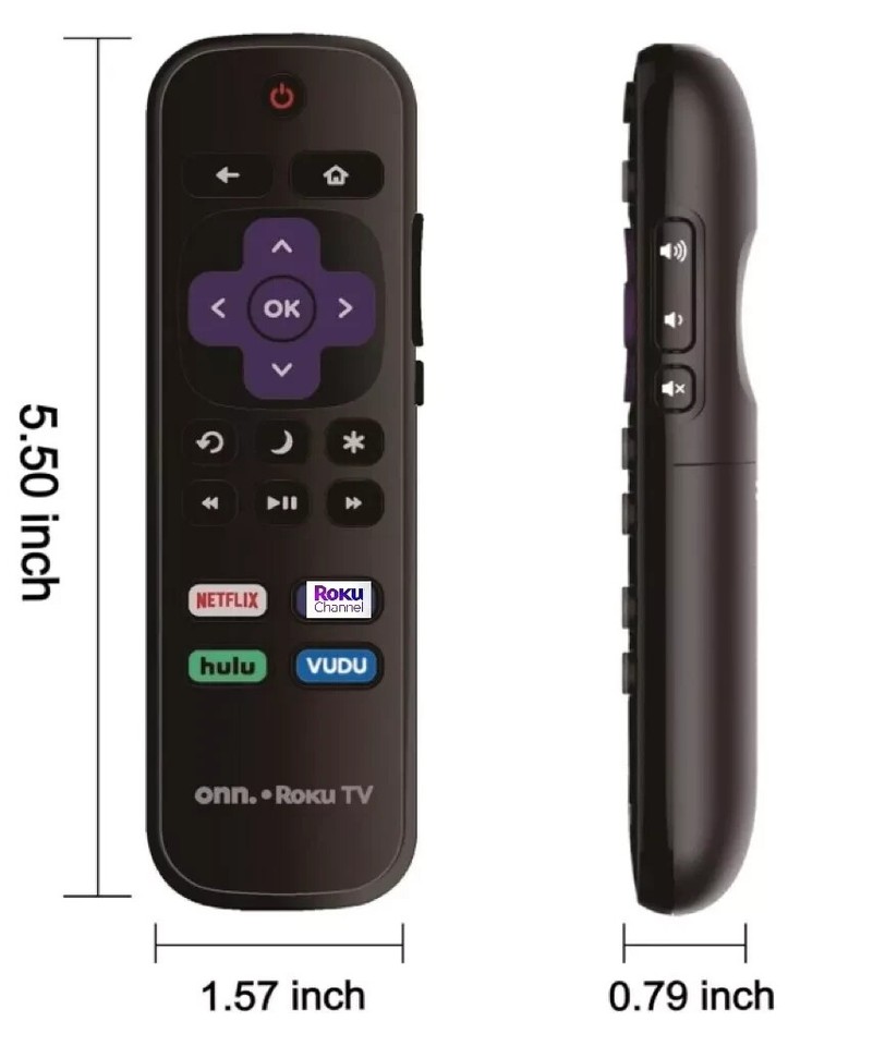 Original Onn Roku TV Remote Control For All Onn TV Roku TV Smart 4K ...