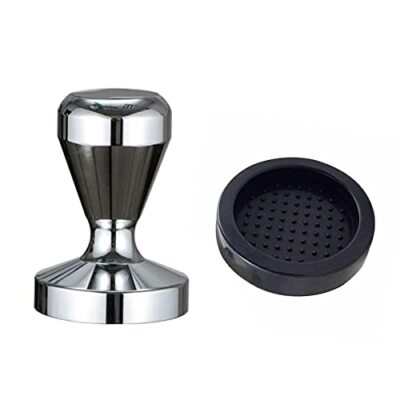 Coffee Tamper, Espresso Coffee Press 49mm Tamper Coffee with Silicone ...