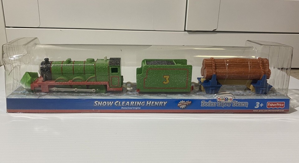 NEW Thomas And Friends Trackmaster Snow Clearing Henry Toys R Us ...