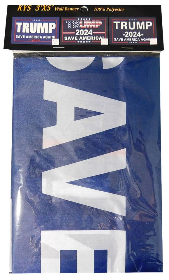 Premium 3x5FT 2024 Donald Trump Save America Again Flag BLUE MAGA ...
