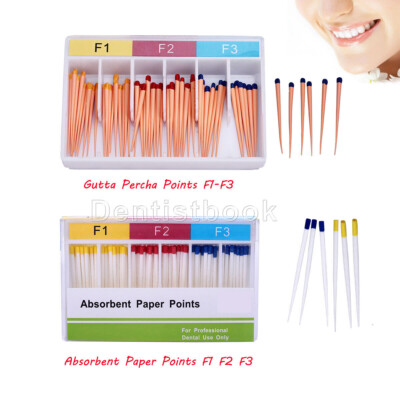 AZDENT Dental Endo Gutta Percha Points &Root Absorbent Paper ...