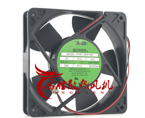 1PC IMC BOXER 4710PL-05W-B30 24V 0.21A 12025 12CM inverter cooling fan ...