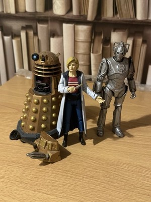 Doctor Who Figure Lot – Dalek Mutant Reveal, 13th Doctor, 2006 Cyberman ...