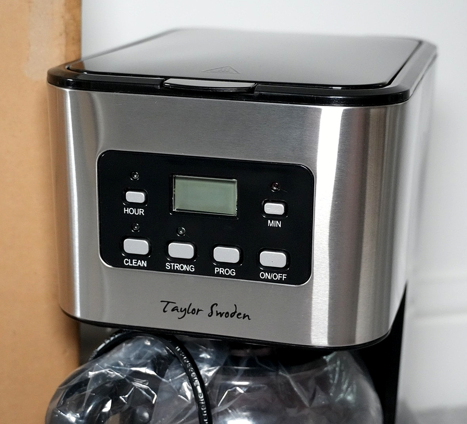 Taylor Swoden Filter Coffee Machine, Drip Coffee Maker, Stainless Steel ...