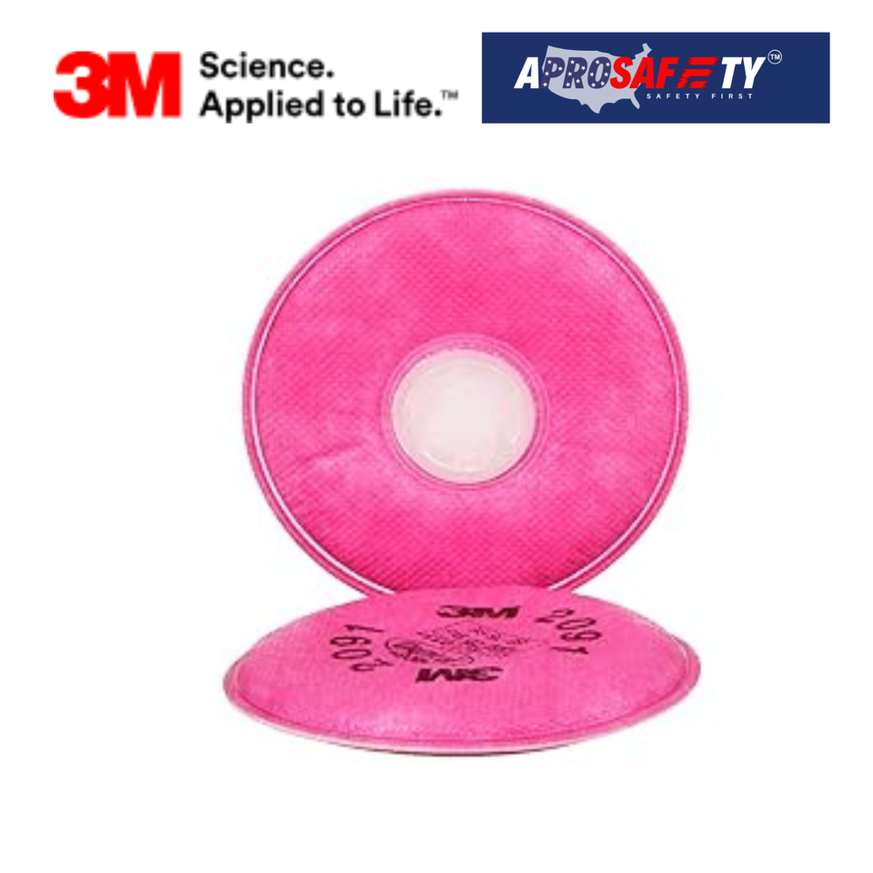 3M FULL FACE RESPIRATOR FACEPIECE MASK MEDIUM 6800+2091 P100 ...