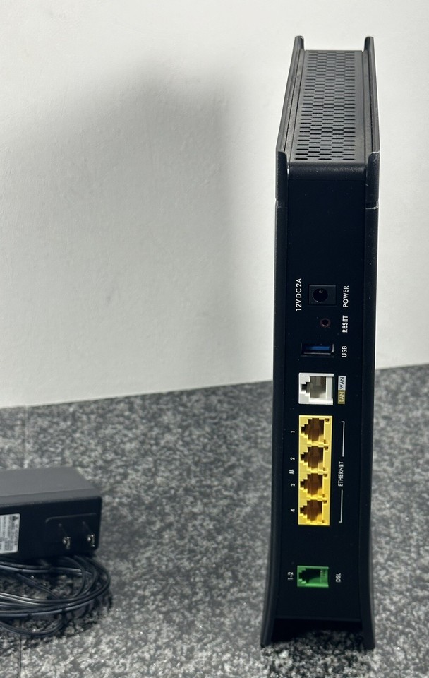 CenturyLink ZyXEL C3000Z DSL Modem Wireless Router w/ AC Adapter | eBay